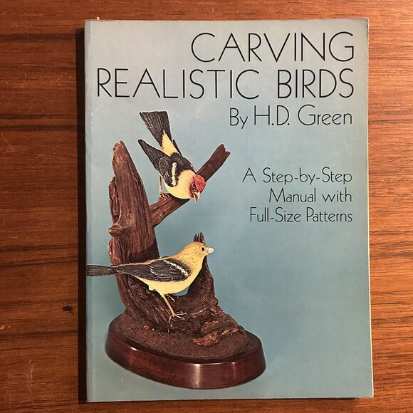 no brand | Office | Carving Realistic Birds By Hd Green A Step By Step ...